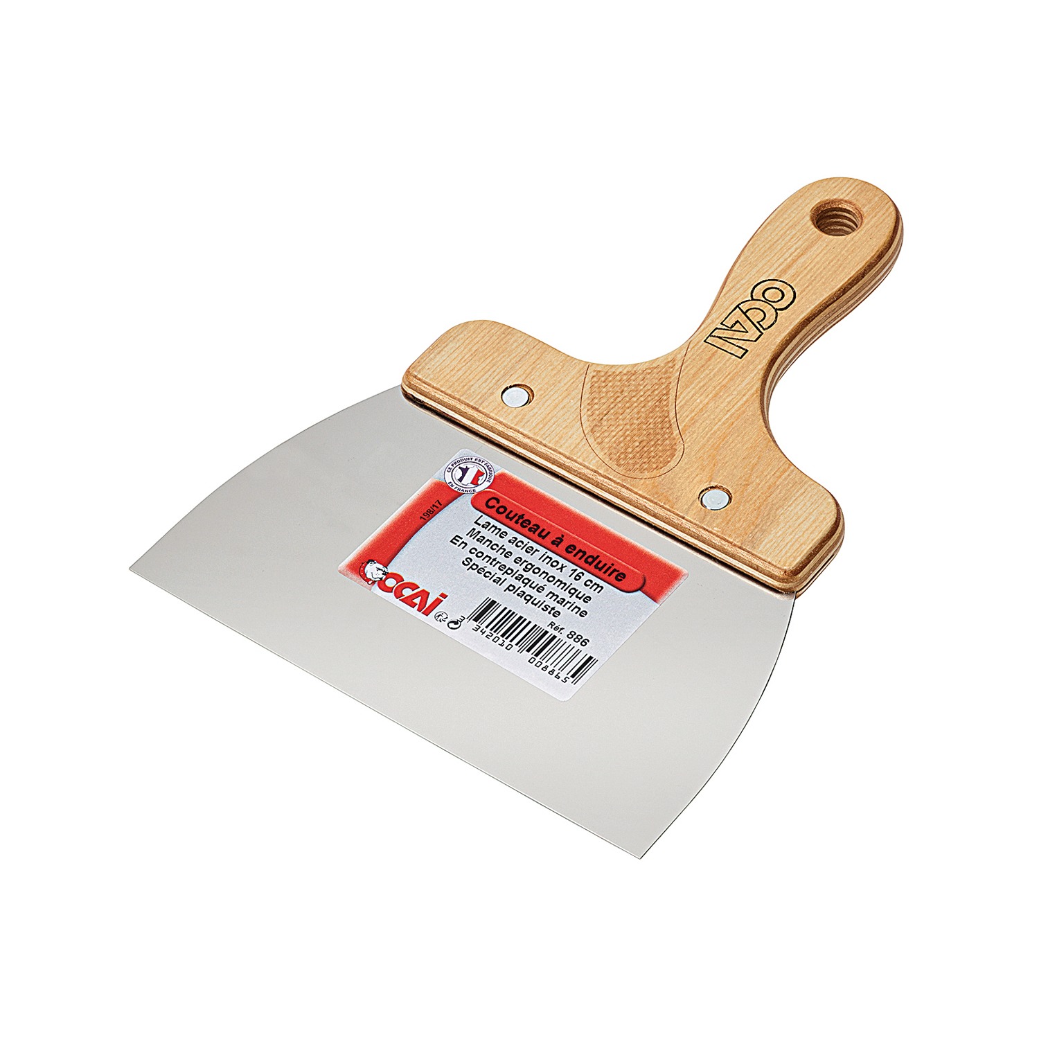 ΣΠΑΤΟΥΛΕΣ OCAI INOX ΟΒΑΛ ΜΕ ΞΥΛΙΝΗ ΛΑΒΗ – ROLLEX SA – Painting Accessories